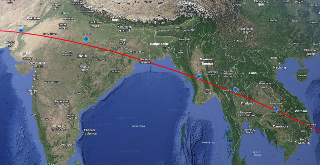 GREAT CIRCLE ALIGNMENT OF ANCIENT SITES - Rosola Laboratories